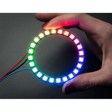 Neopixel Ring 24 X Ws2812 5050 Rgb Led With Integrated Drivers