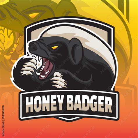 Honey Badger Roaring Vector Designangry Honey Badger Honey Badger