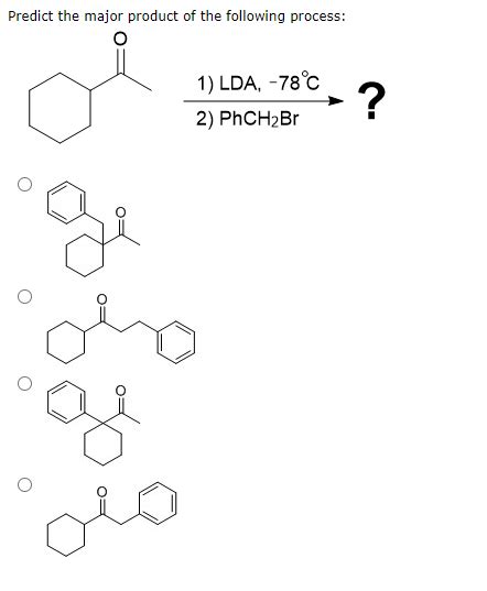 Solved Predict The Major Product Of The Following Process