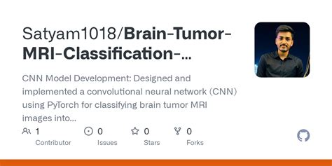 Brain Tumor Mri Classification Analysis Cnnbraintumordlpytorch Ipynb At Main · Satyam1018