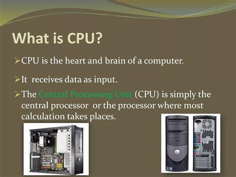 Cpu Central Processing Unit With History And Complete Detail Pptx Operating Systems
