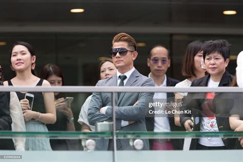 Hong Kong Celebrity Aaron Kwok Fu Shing At Sha Tin Racecourse On July News Photo Getty Images