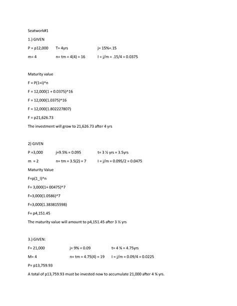 Alwyn Mata Seatwork Lecture Notes 123 Seatwork 1 Given P P12