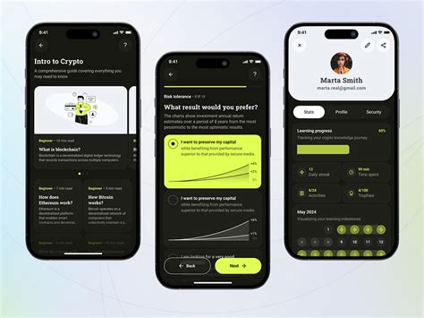 Crypto Learning App By Sergii For Windmill On Dribbble