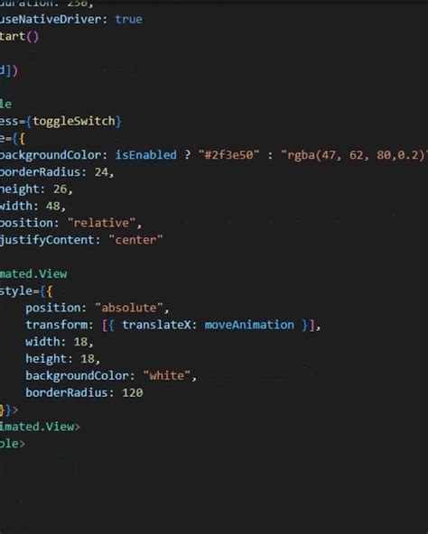Custom Animated Switch React Reactjs Reactnative Youtube