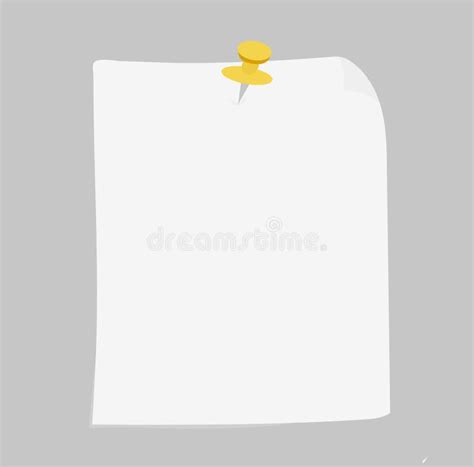 Note Paper With Multi Colored Pushpins And Clothespins Stock Vector Illustration Of Post Clip