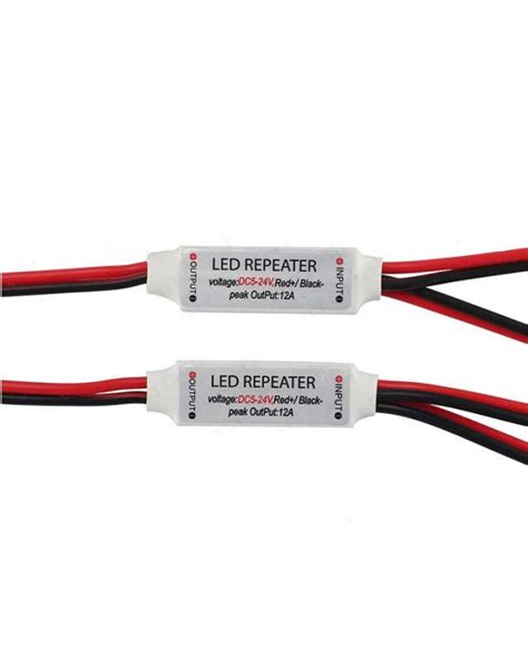 DC V A LED Light Mini Amplifier For Single Color LED Lights