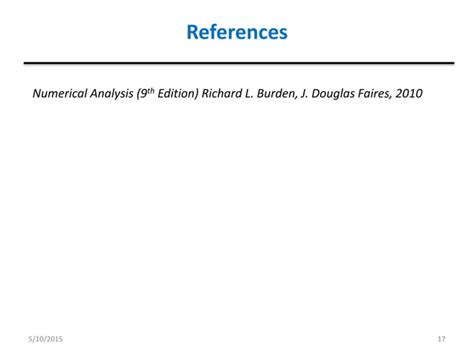 Finite Difference Method Ppt
