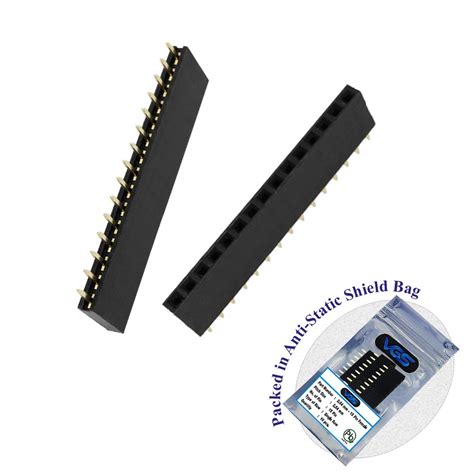 5pcs 40Pin 2 54mm Single Row Straight Male Pin Header Socket Strip PCB Arduino Electrical