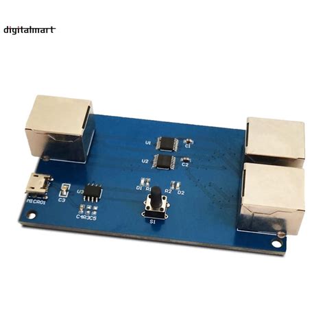1 Pcs Switch Module Gigabit Ethernet Port Switcher Internal External