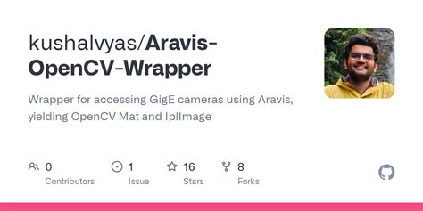 Github Kushalvyas Aravis Opencv Wrapper Wrapper For Accessing Gige Cameras Using Aravis