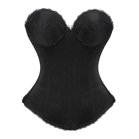 Wedding Bustier Corset Bridal Overbust Corset With Straps Gothic Tank