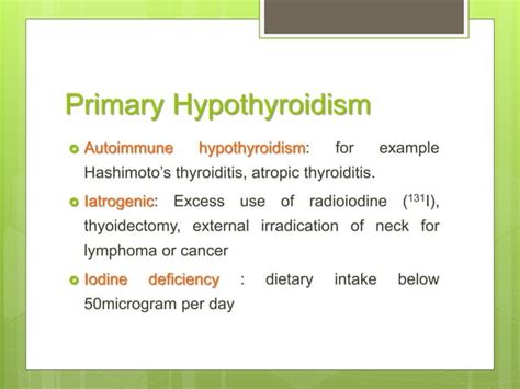 Understanding Hypothyroidism In Adults Pathogenesis Etiology Clinical Features Diagnosis