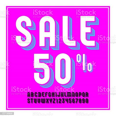 트렌디 한 밝은 글꼴 컬러 현대 알파벳 Sans 세리프 박탈 그림자와 현대 대문자와 숫자 벡터 그림자 10eps 50에 대한