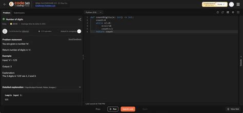 Vishwaa Y On Linkedin Accenture Tcs Ninjaslayground Codingninjas Codingchallenge