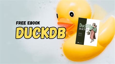 ดาวน์โหลดฟรี หนังสือ Duckdb In Action ของดีที่ควรมีติดเชลฟ์