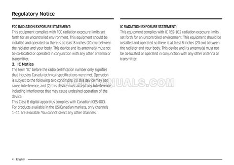 Samsung NX A SS Range User Manual