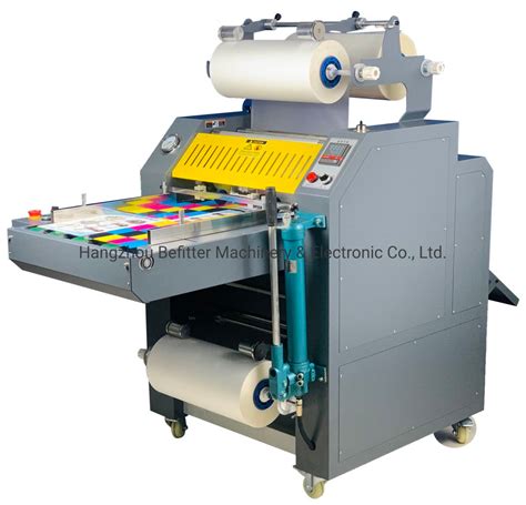 Hp 520mfa Hydraulic Single Double Side Roll Laminator Laminating