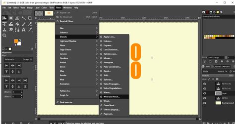 How To Create A Wavy Text Effect In GIMP Graphic Pie