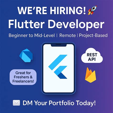 Flutter Jobs Facebook