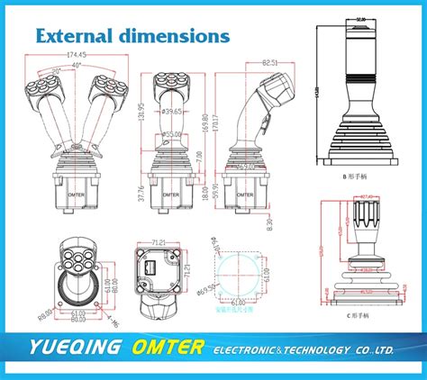 Spring Return Potentiometer Hall Effect Analog Joystick