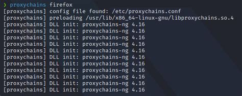 Proxychains Networking