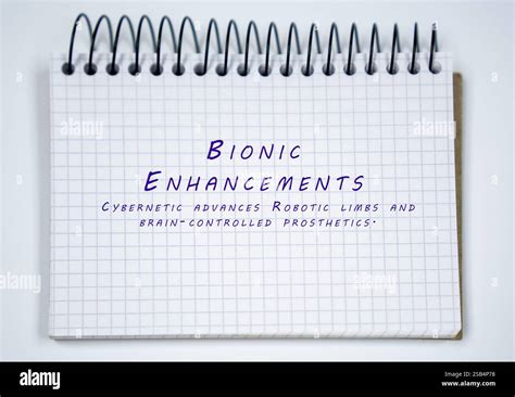 Bionic Enhancements Cybernetic Advances Robotic Limbs And Brain Controlled Prosthetics Stock