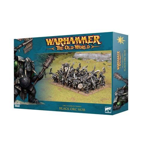 The Old Worlds Orc And Goblin Tribes Black Orc Mob Imperial Games