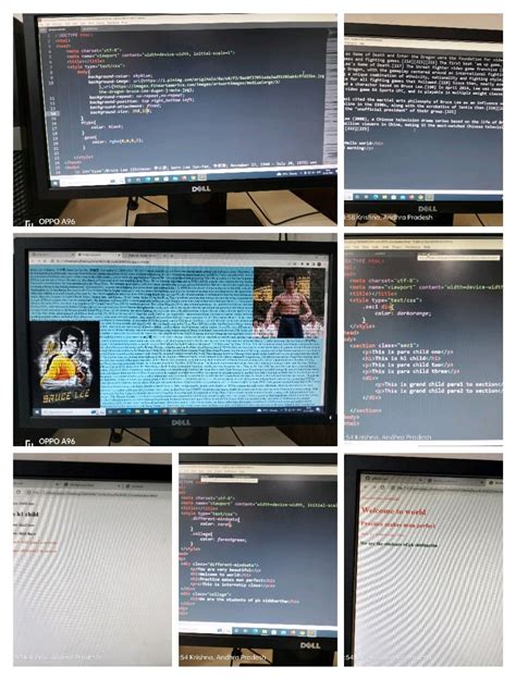 html internship sravan lam
