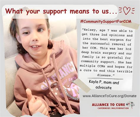 Communitysupportforccm Giveback Curecavernousmalformation Alliance