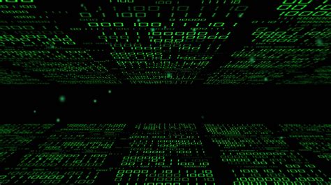 animation of binary coding and data processing premium stock video footage