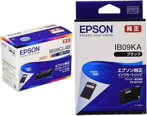 Jp セット品 エプソン 純正 インクカートリッジ Ib09cl4b 4色パック 大容量インク エプソン 純正