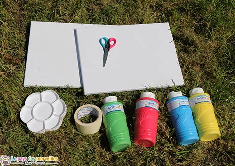 Tableau Acrostiche Pour La Fête Des Mères Peinture Au Scotch