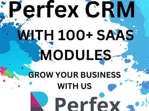 I Will Provide Perfex Crm With 100 Saas Module Upwork