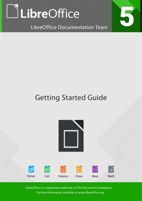 Getting Started With Libreoffice 5 1 A New Book From The Community Addresses The Demand For