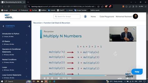 Mohamed Rasheed On Linkedin 50daycodechallenge Coding Python Learning Recursion Nxtwave