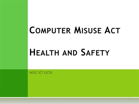 PPT WJEC ICT GCSE PowerPoint Presentation Free Download ID