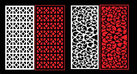 Decorative Wall Panel Set Chinese Mdf Cnc Router Laser Cutting Pattern