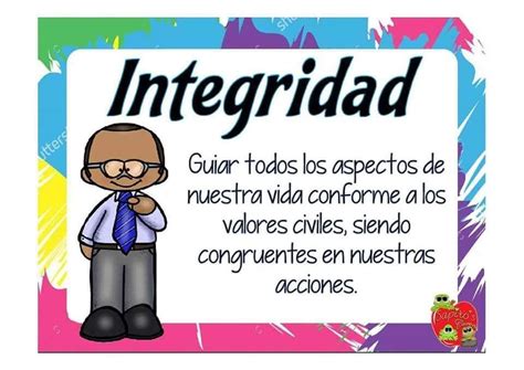 Cartel De Integridad Honestidad