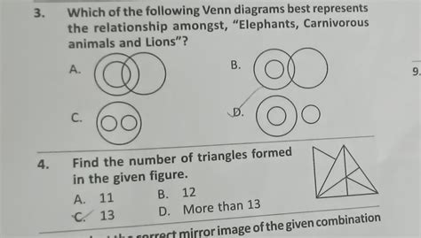 Which Of The Following Venn Diagrams Best Represents The Relationship Amo