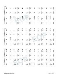 新年好 四手联弹版双手简谱预览2 钢琴谱文件五线谱双手简谱数字谱MidiPDF免费下载