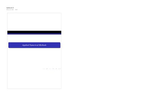 Anm1 Interpolation Applied Numerical Mathematics Lecture 08