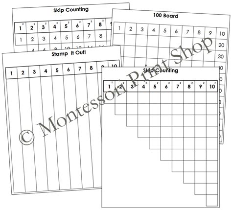 Numbers 1 To 100 Math Series Counting 100 Board Skip Counting Made By Teachers