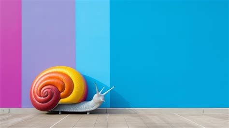 Premium Photo Spectral Snail Scene