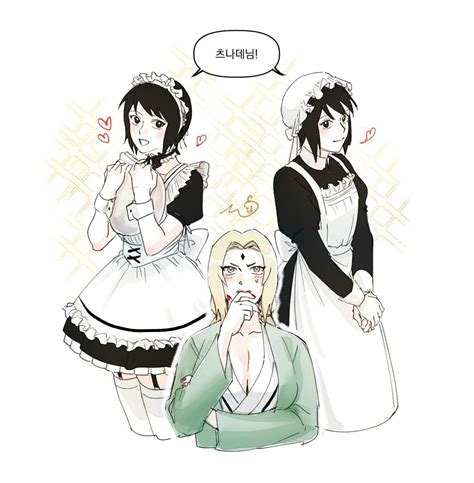 Tsunade Senju And Shizune Kato Красивые существа Иллюстрации Юри