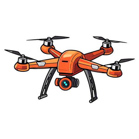 Premium Vector Drone Image Cute Image Of An Isolated Quadcopter With Camera
