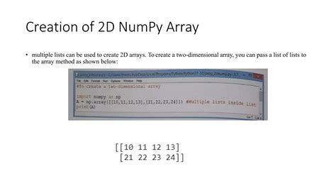 Arraycreationpptx Programming Languages Computing