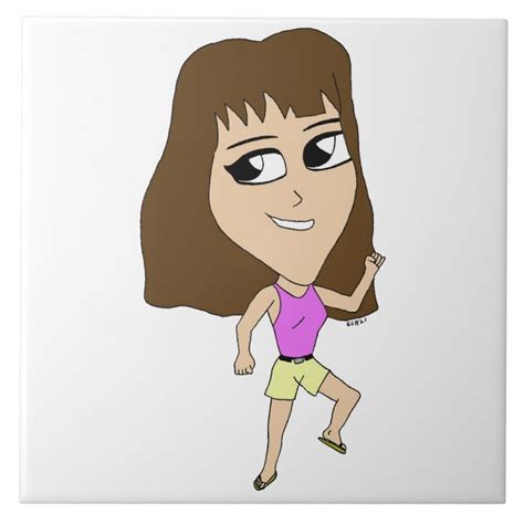Chibi Ceramic Tile Zazzle Chibi Ceramic Tiles Ceramics