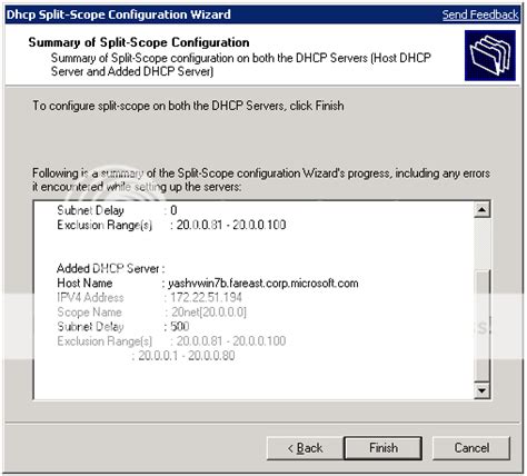 Saks Information Gallery How To Configure Dhcp Split Scope Using Wizard