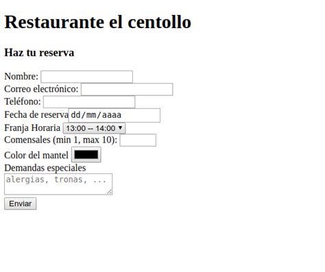 Formularios Html